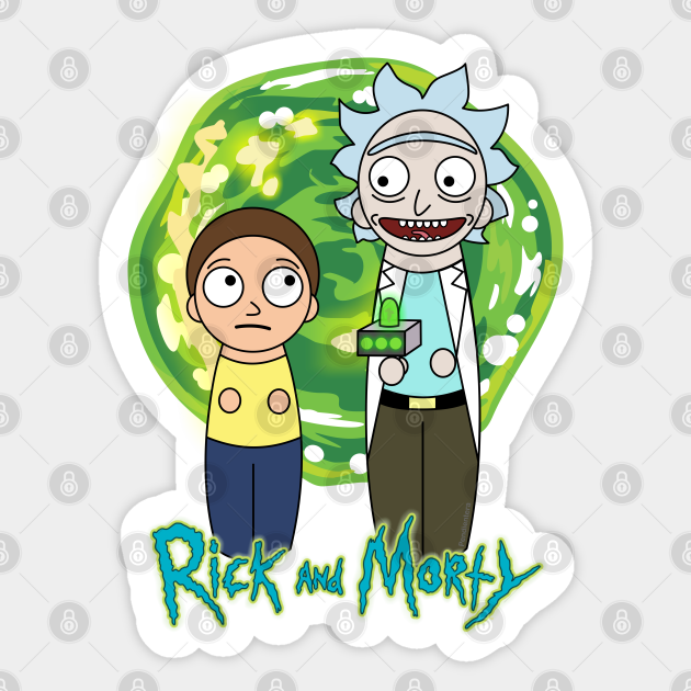 Cute Rick And Morty Rick And Morty Sticker Teepublic